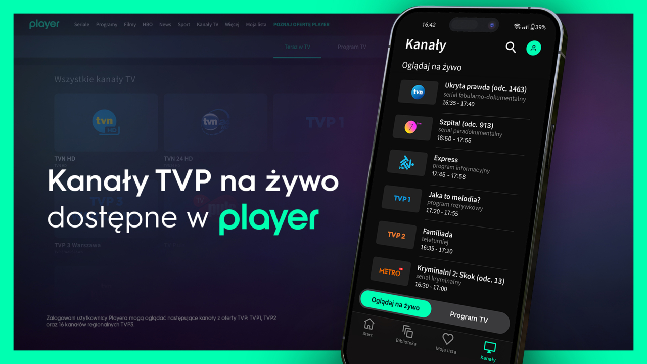 Player rozszerza ofertę o nowe kanały TV za darmo! Co dodano?